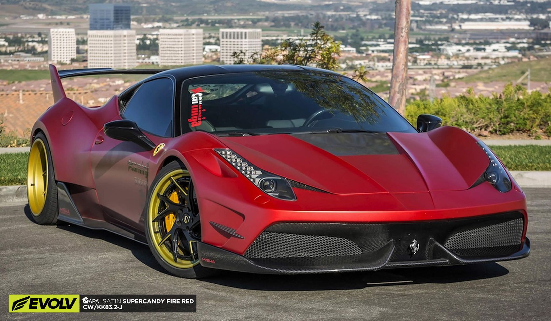 Satin SuperCandy Fire Red | EVOLV