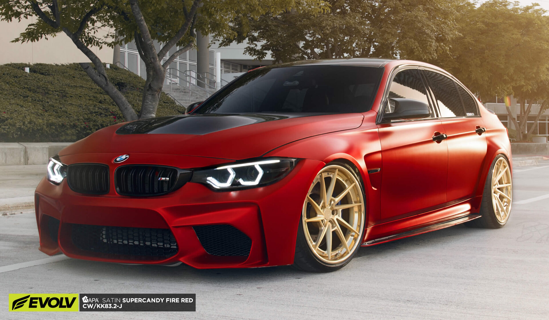 Satin SuperCandy Fire Red | EVOLV